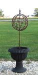 Orbit Sphere Metal Topiary - Garden Art