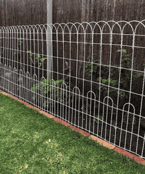 Decorative Galvanized Wire - Double Loop Roll Top Fencing - Double Loop ...