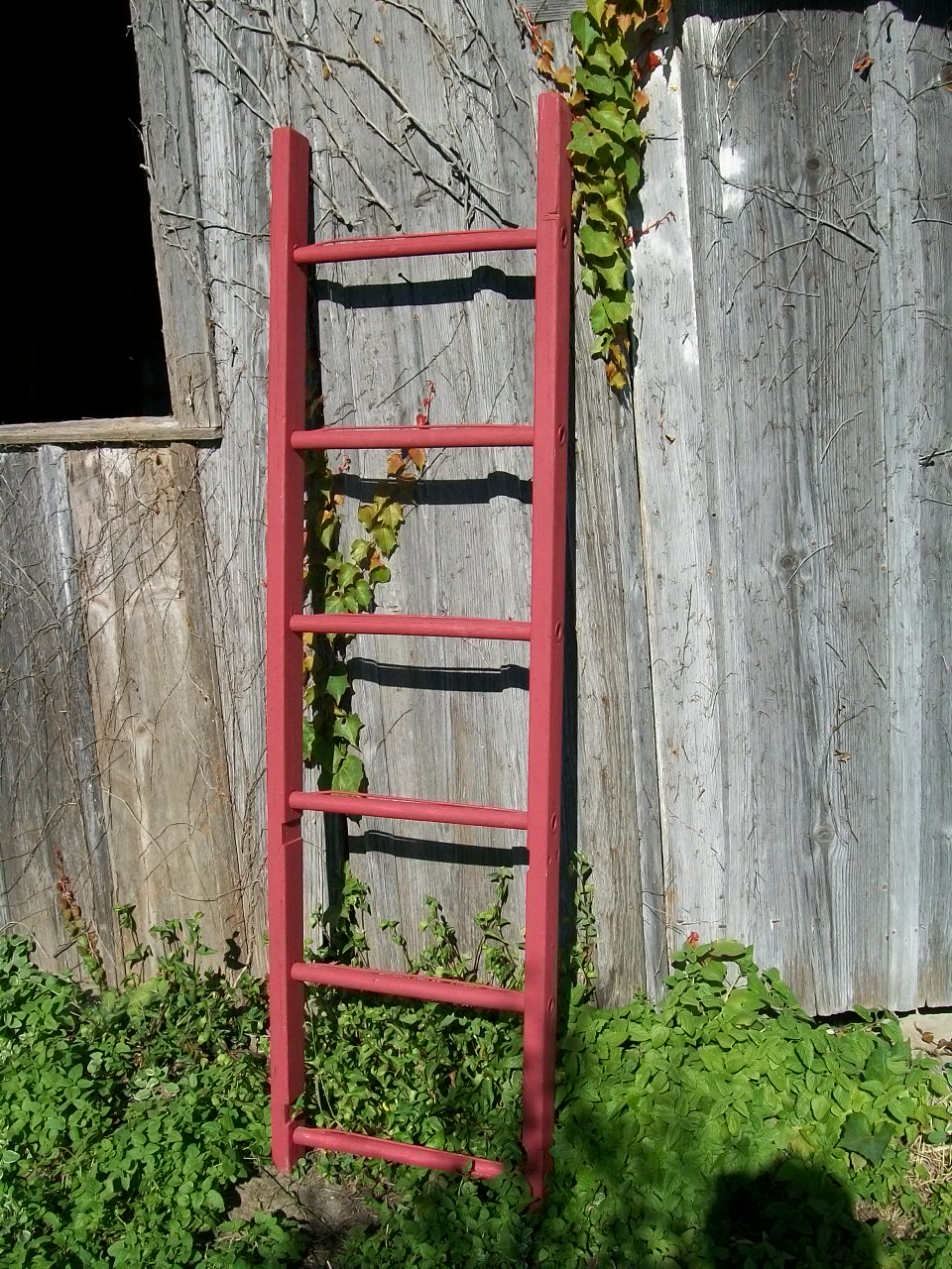 Painted Vintage Red Ladder in All Sizes