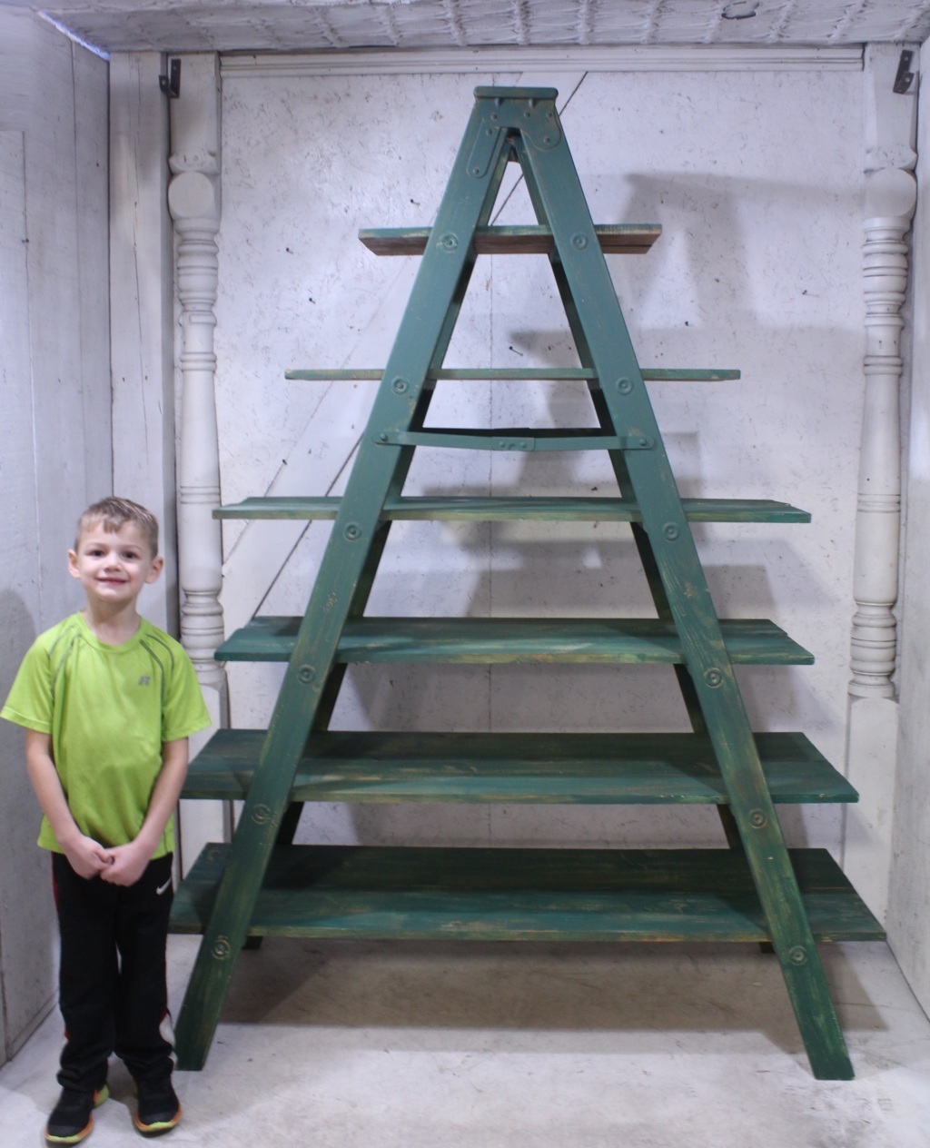 Bundle of Boards to 7 Double Step Ladder Shelves