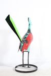 Recycled Metal Colorful Roadrunner Yard Art