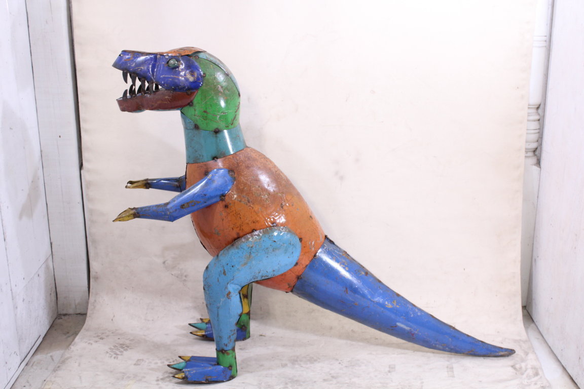 Recycled Metal Dinosaur Prehistoric Animal