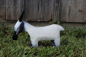 9" Recycled Metal Gordie Goat Lawn Ornament