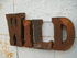 Rustic 37" 3D Metal WILD Sign - Trade Sign-Indoor or Outdoor Wall Art