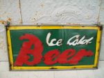Rustic Metal Ice Cold Beer Signs Decorative Tavern Wall Art