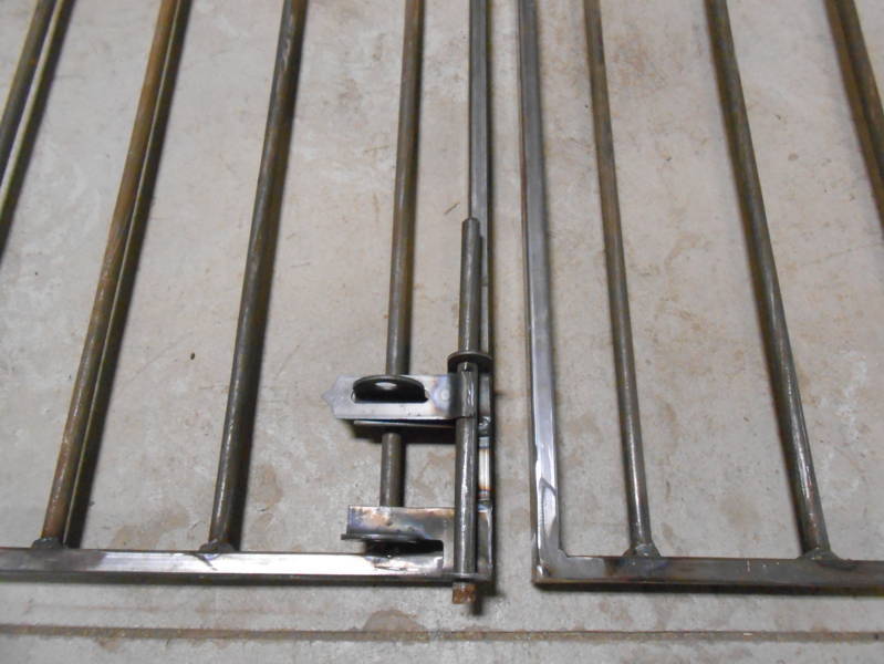 Single Drop Pin Custom Wrought Iron Latch - Driveway Gates