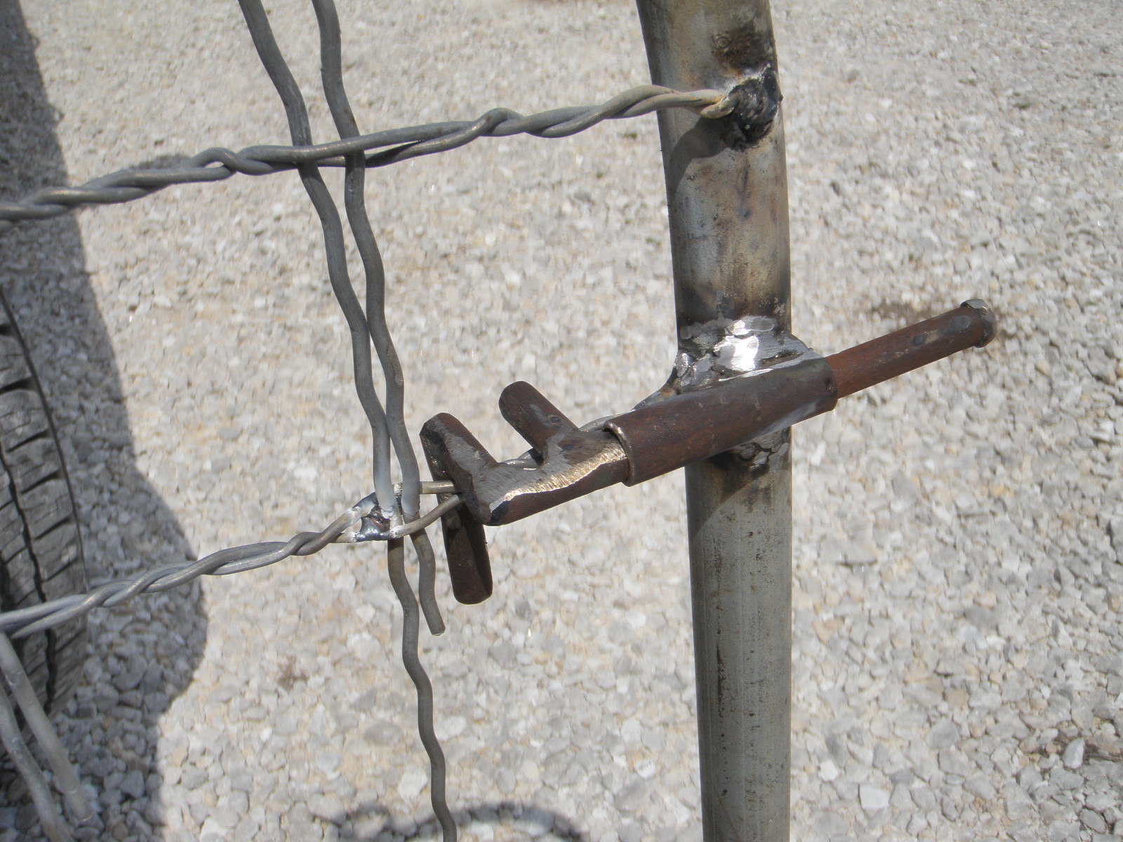 Slide Pin Latch - Wrought Iron Fence Gate