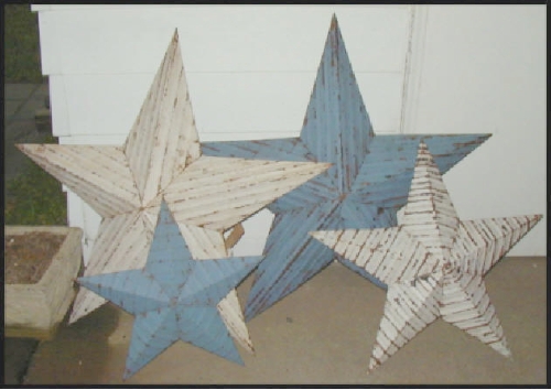 Small 22" Amish Made Tin Barn Stars