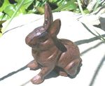 Small Cast Iron 4" Rabbit