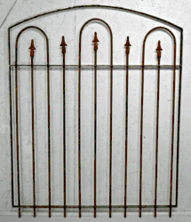 Small Garden Wrought Iron Gate - 4 ft Tall x 44" Wide