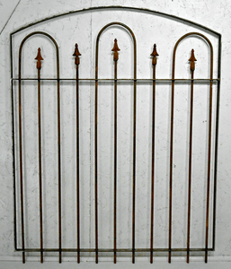 Small Garden Wrought Iron Gate - 4 ft Tall x 44" Wide