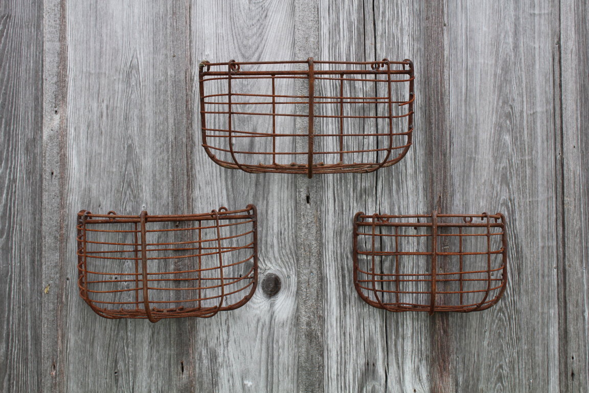 Small Half Round Wall Basket - Vertical Garden Planter