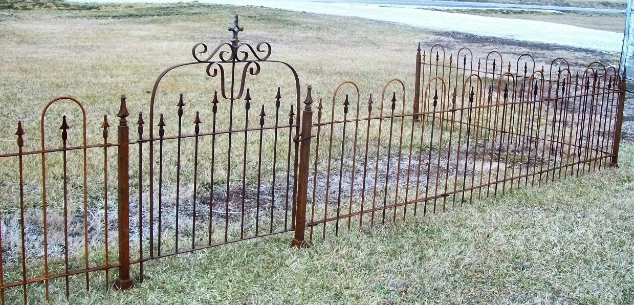 Small Ornate Iron Gate For Front Yard - 3 ft