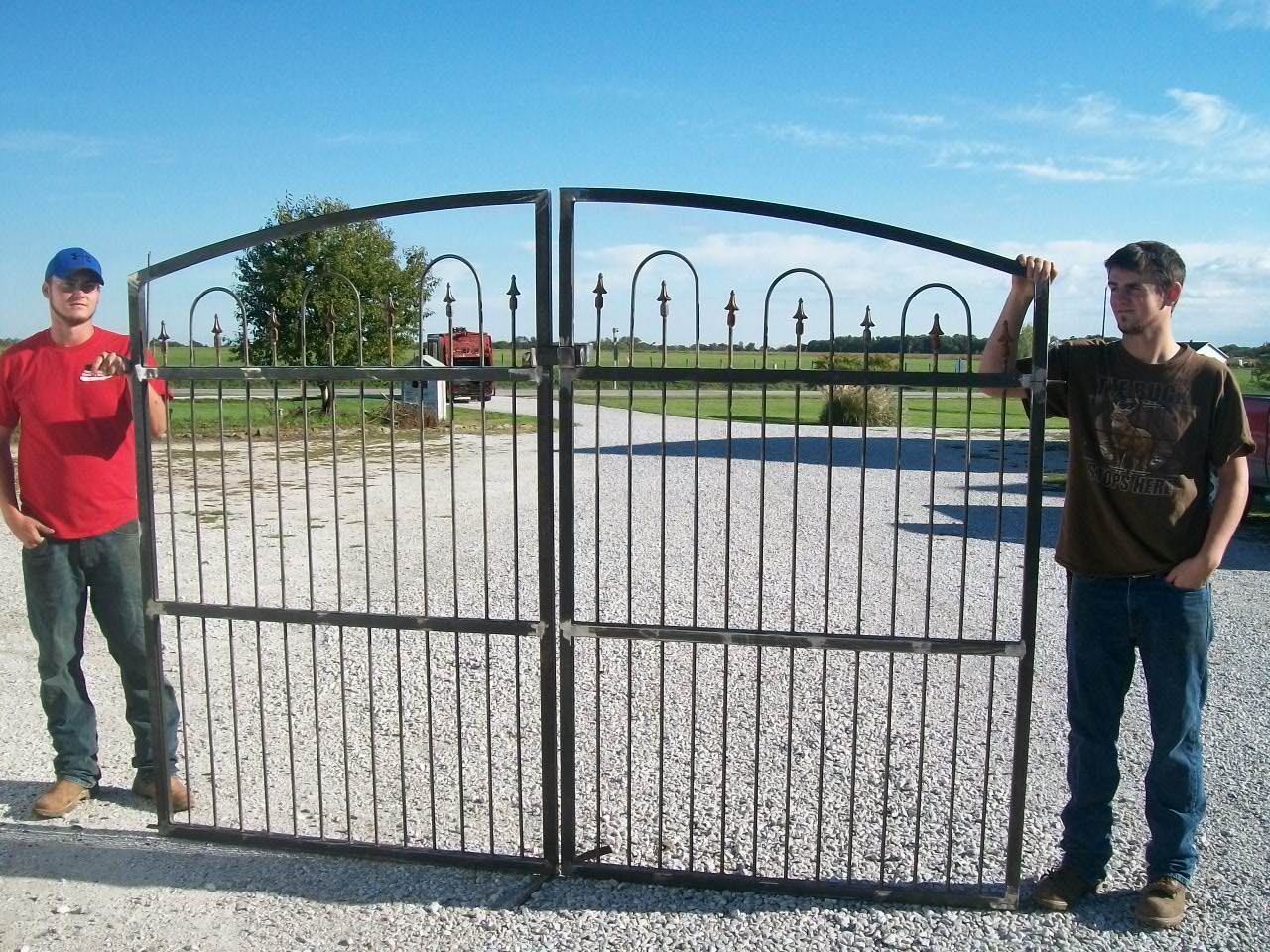 Special Size Gate To Fit A Driveway Perfect