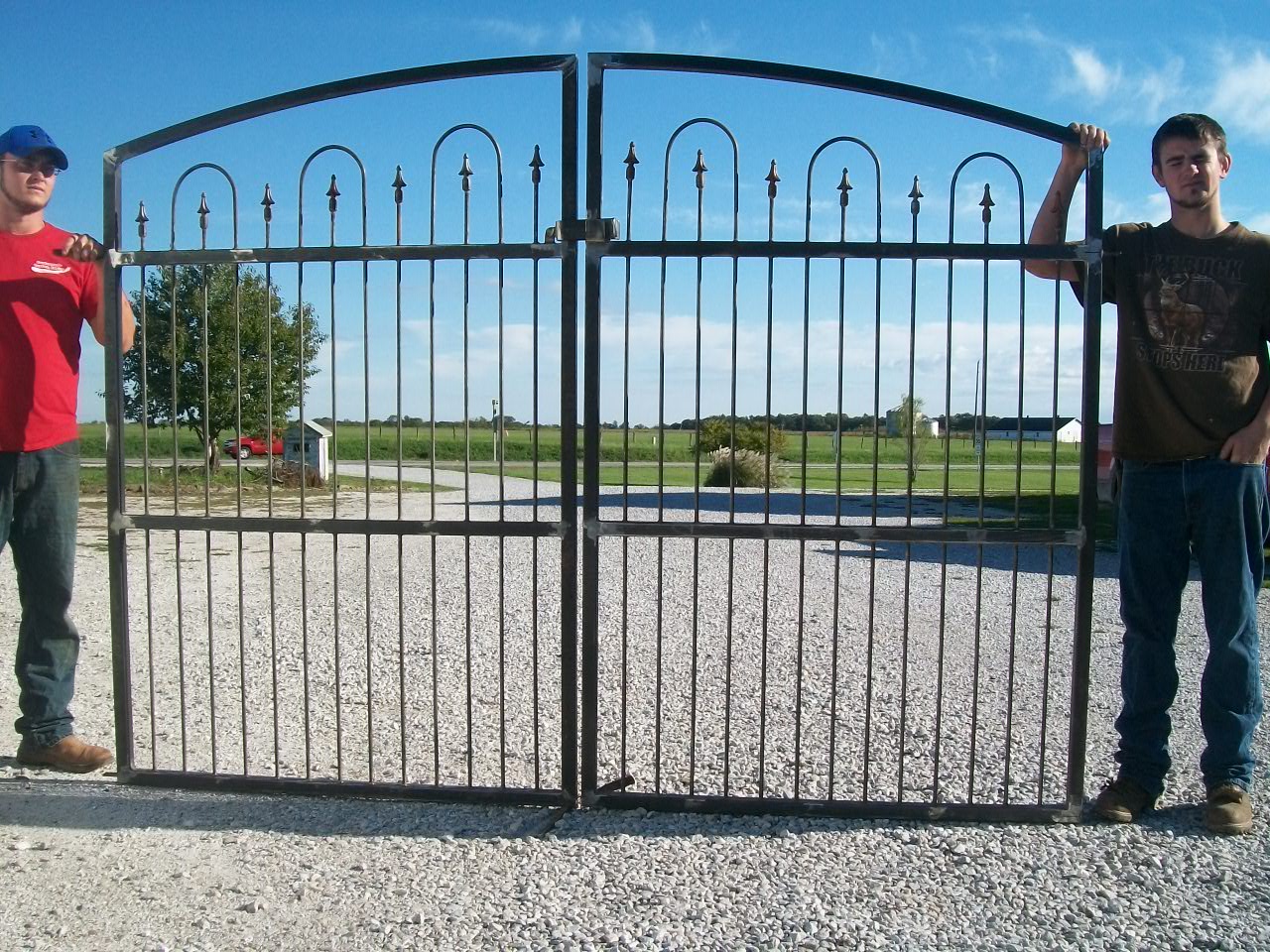 Special Size Gate To Fit A Driveway Perfect