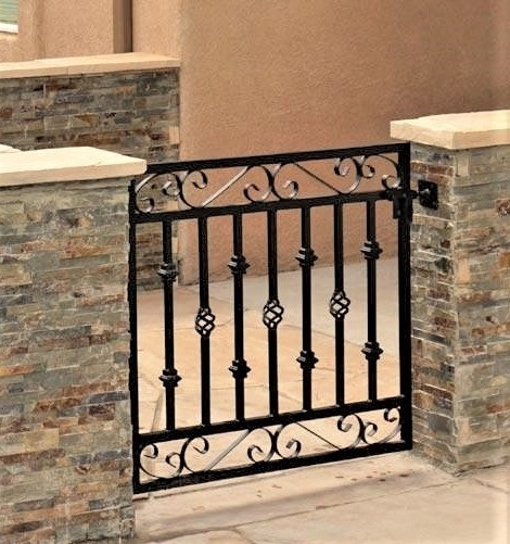Square Metal Donovan Ornate Entrance Gate 36" x 36"