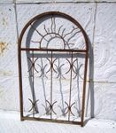 Sun Architectural Wall Hanging - Recycled Metal Hanging Sign