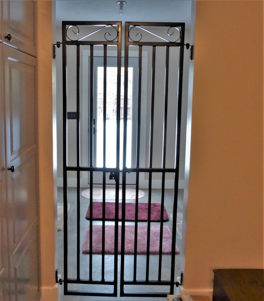 Tall Interior Center Divide Gate Used As Barrier