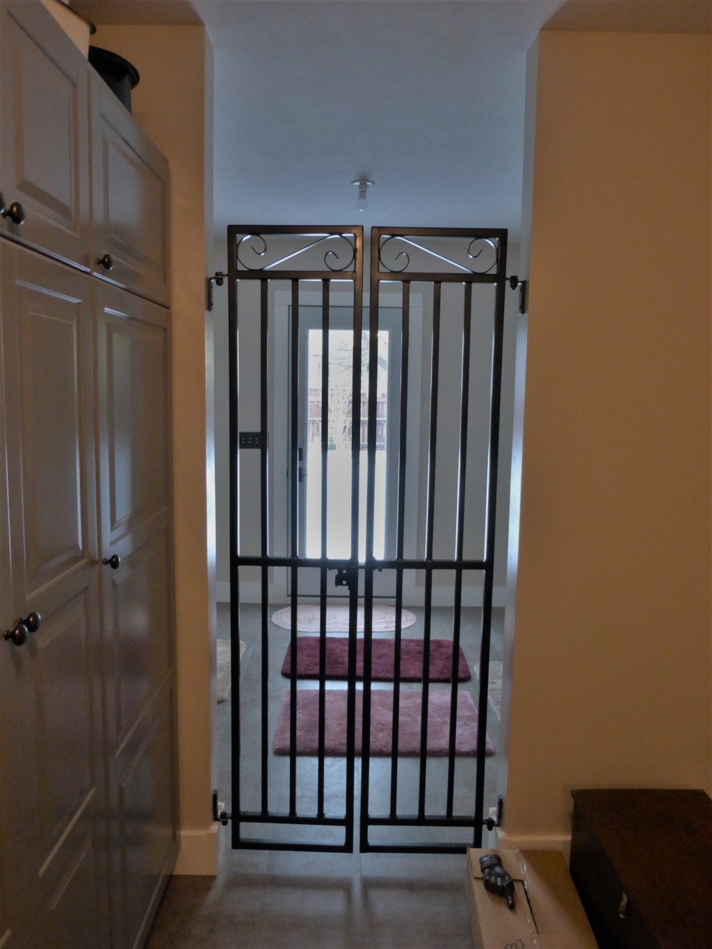 Tall Interior Center Divide Gate Used As Barrier