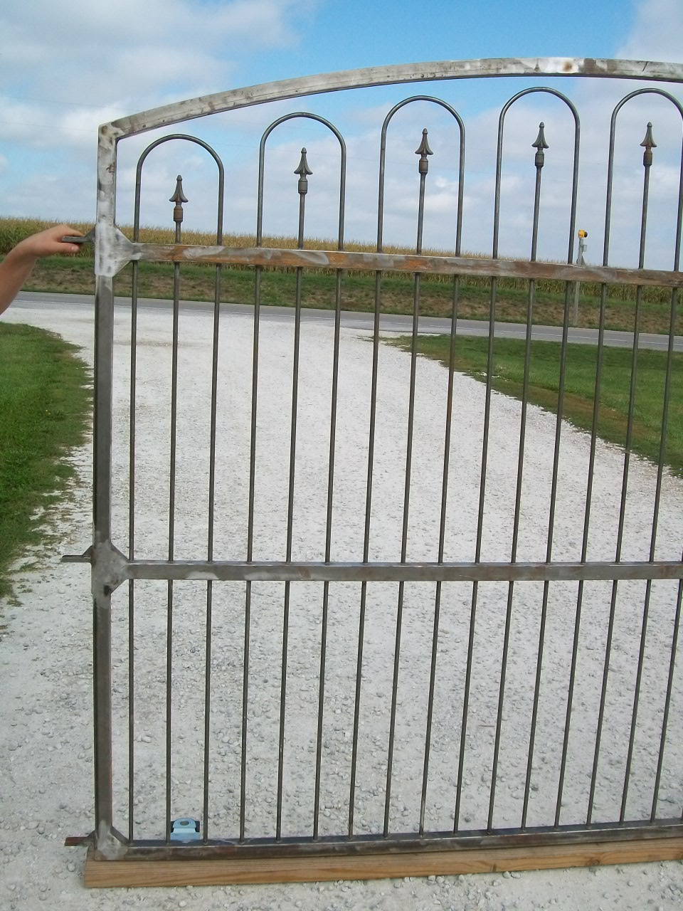 Tall Security Driveway Gates - Residential - Business 6't x 12'w