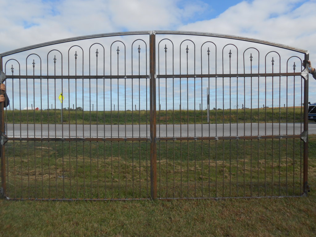 Tall Security Driveway Gates - Residential - Business 6't x 12'w