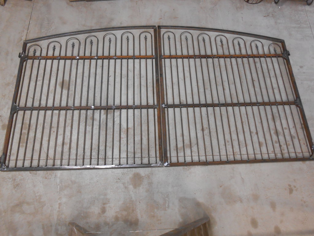 Tall Security Driveway Gates - Residential - Business 6't x 12'w