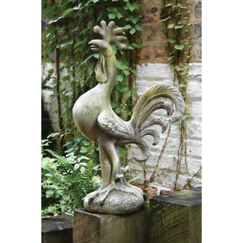 The Rooster Crowing Statue, Folk Art Statuary