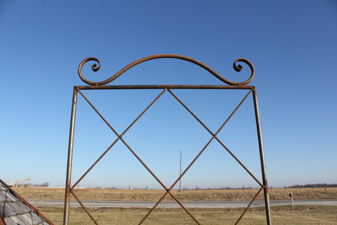 Wrought Iron Tubular Tabitha Trellis Plant Support