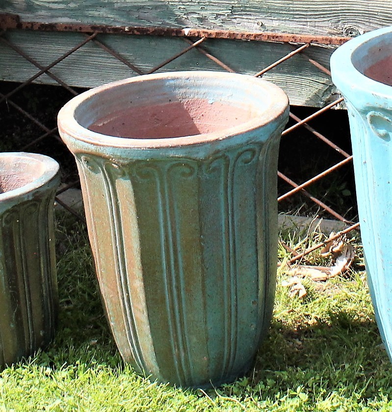 Vertical Flower Pot - Medium Chandler Molded Pottery OUT OF STOCK