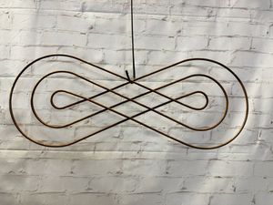 Hanging Metal Figure 8- Infinity Loop- Decoration
