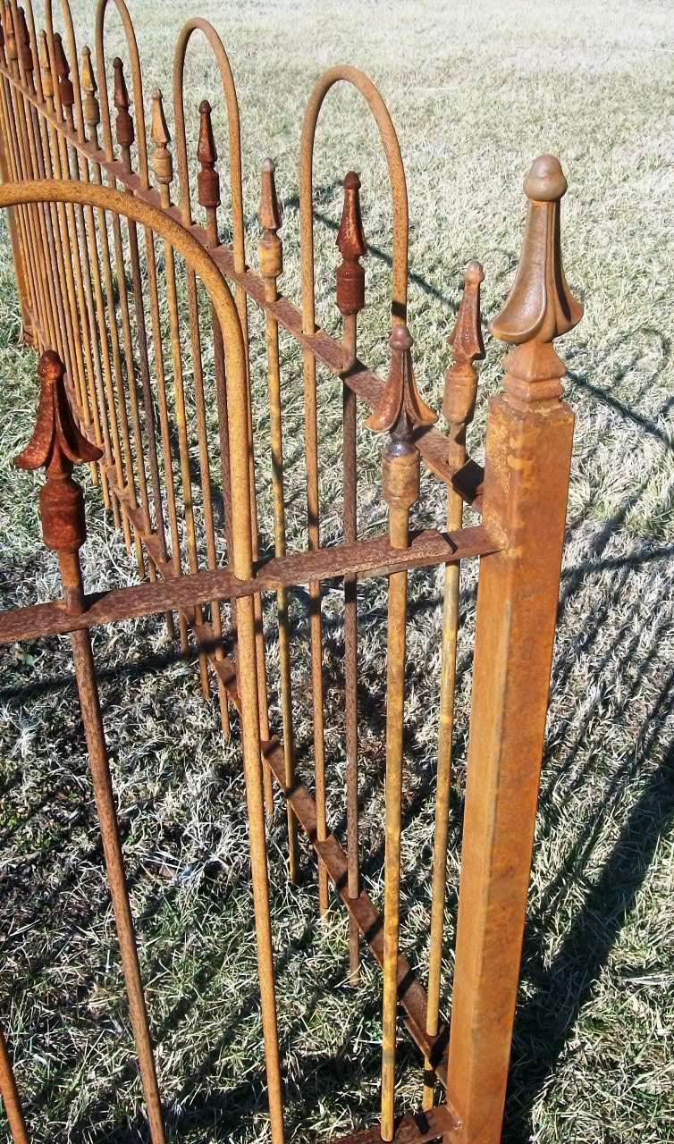 Wrought Iron 4' foot tall Center Divide Gate