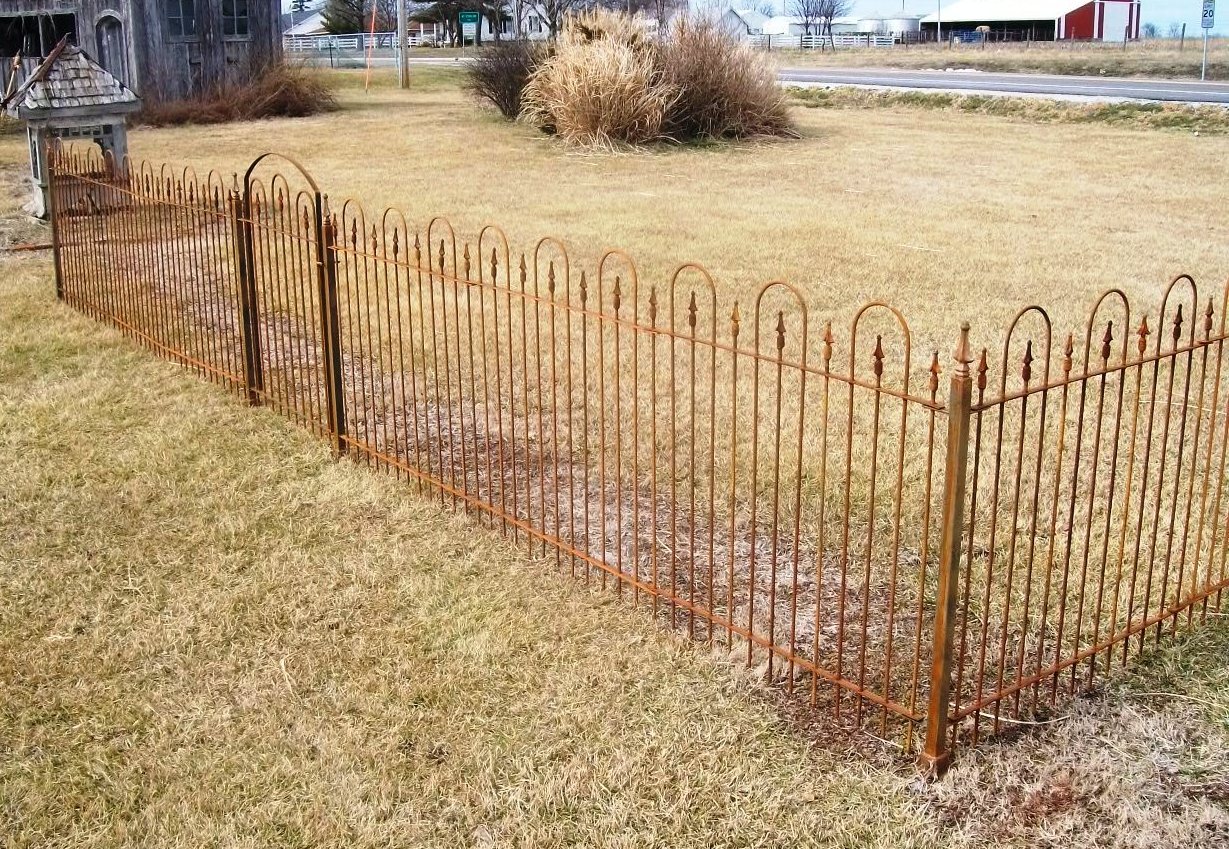 Wrought Iron 4' Tall Fencing - Metal Fence to Enclose Yards - Panels ...