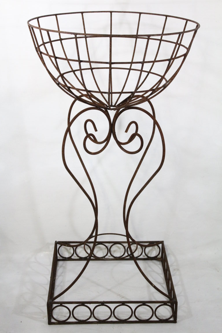 Wrought Iron 43" Brandon Plant Stand Decorative Pot Holder