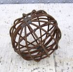 Wrought Iron 5" Garden Sphere Ball - Round Topiary Frame