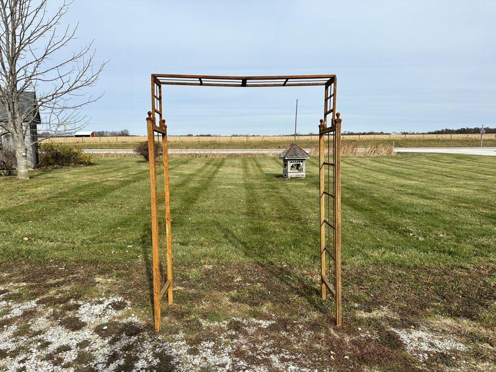 Wrought Iron Square Dome Arbor