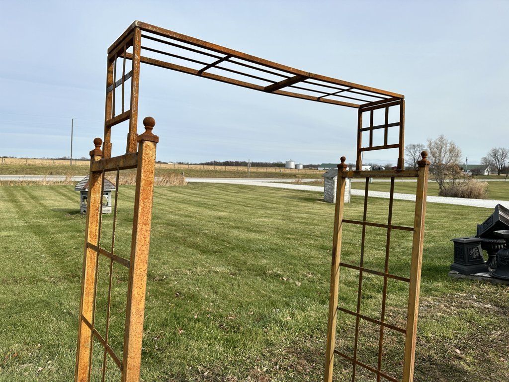 Wrought Iron Square Dome Arbor