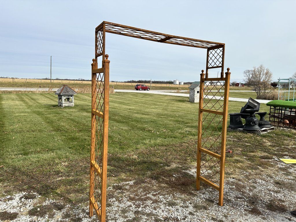 Wrought Iron Square Dome Arbor