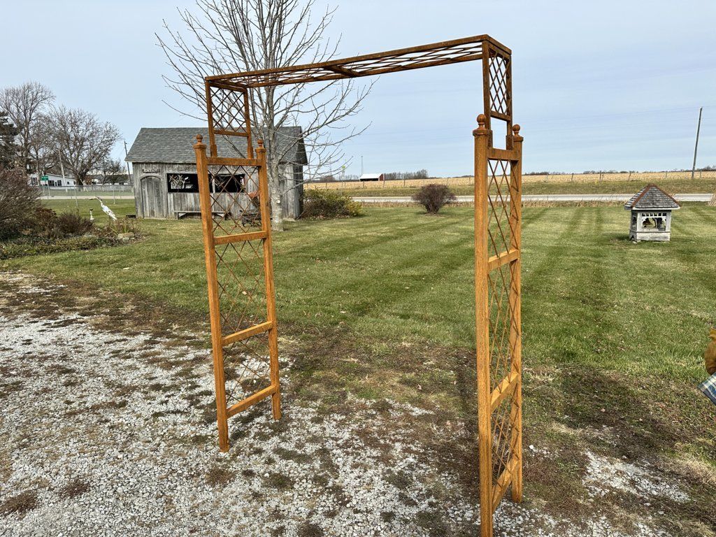 Wrought Iron Square Dome Arbor