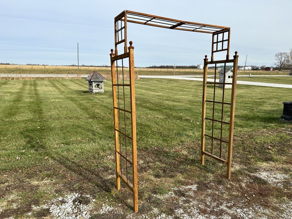 Wrought Iron Square Dome Arbor