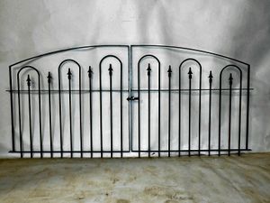 Wrought Iron Entry Gate - Great for Decks and Patios 3' x 7' w