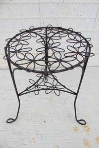 Wrought Iron Adult Daisy Table - Outdoor Furniture