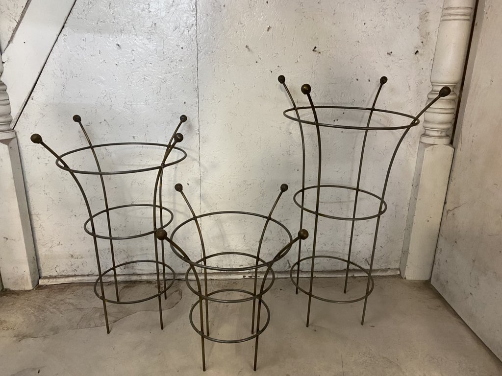 Wrought Iron Topiary Trellis Plant Support 3 Sizes | A Rustic Garden