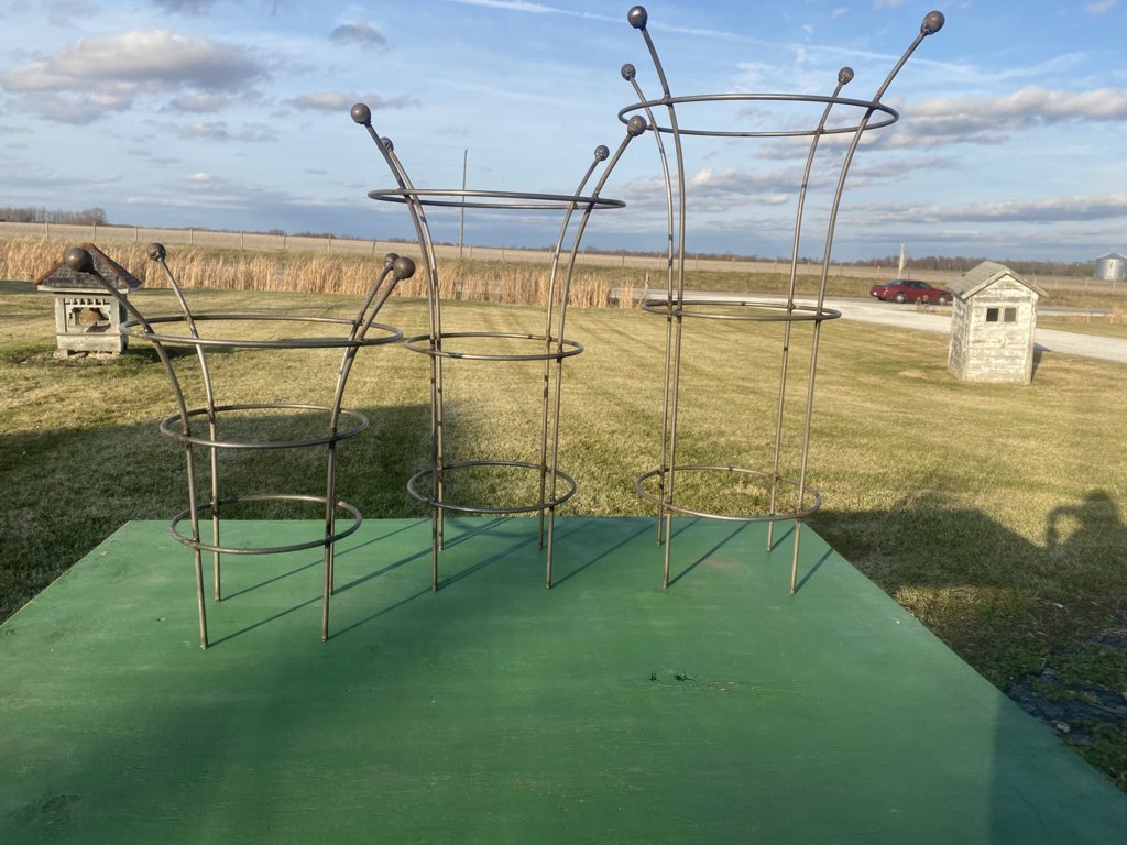 Wrought Iron Topiary Trellis Plant Support 3 Sizes | A Rustic Garden