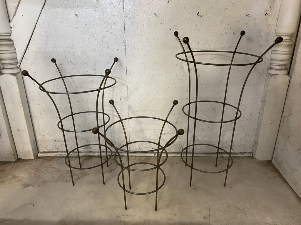 Wrought Iron Topiary Trellis Plant Support 3 Sizes | A Rustic Garden