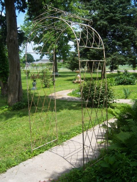 Wrought Iron Berrington Arbor - Metal Arch