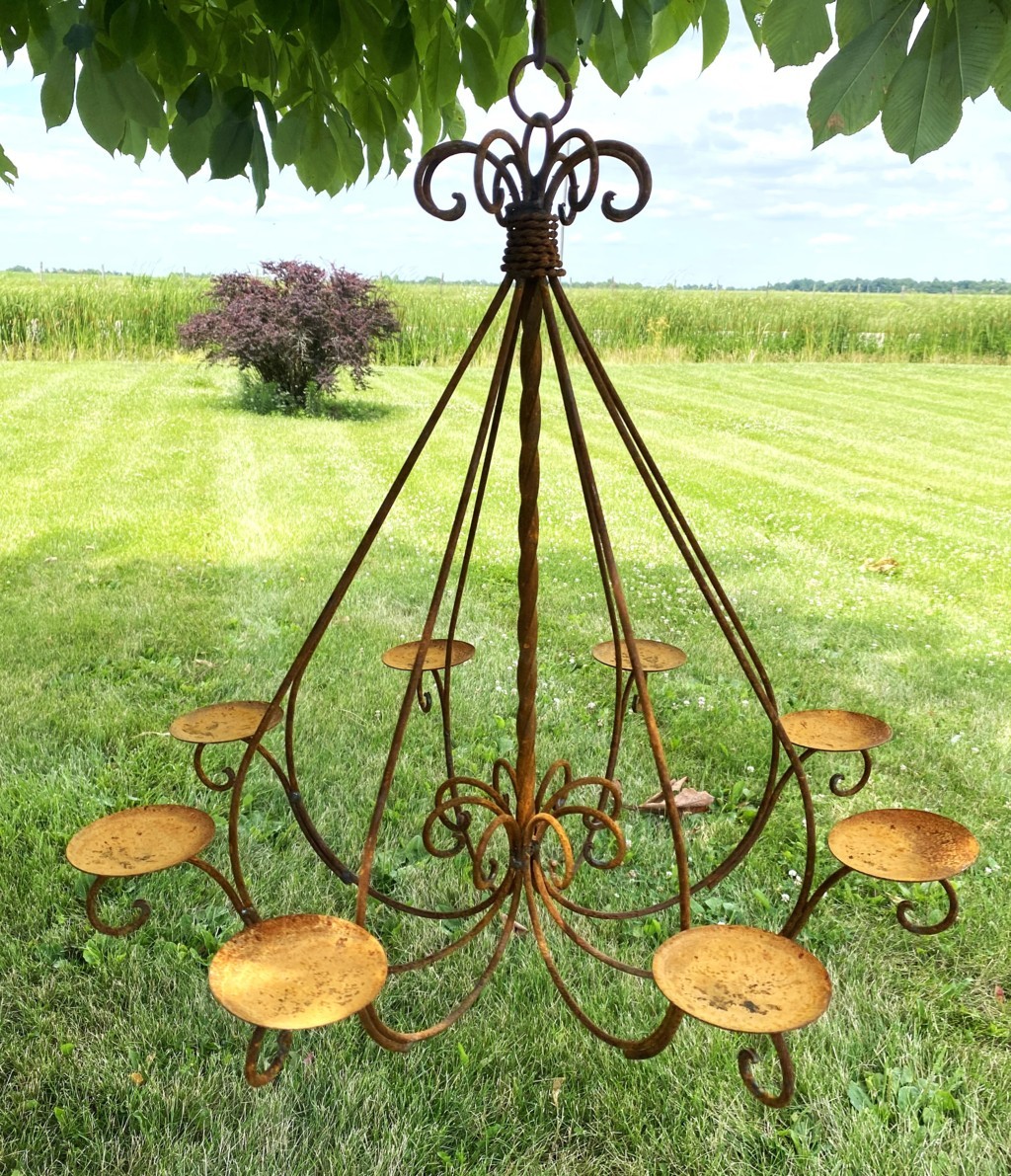 Wrought Iron Wedding Candelabra