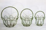 Wrought Iron Flower Baskets