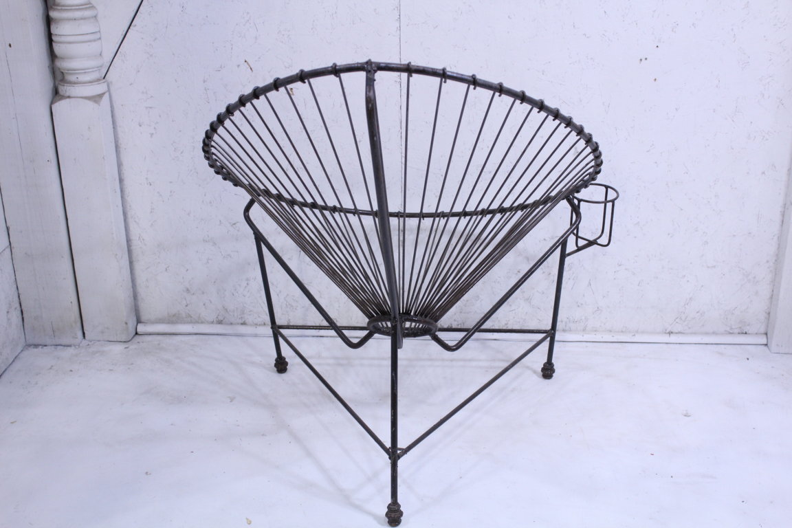 Wrought Iron Chair Metal Patio Seating