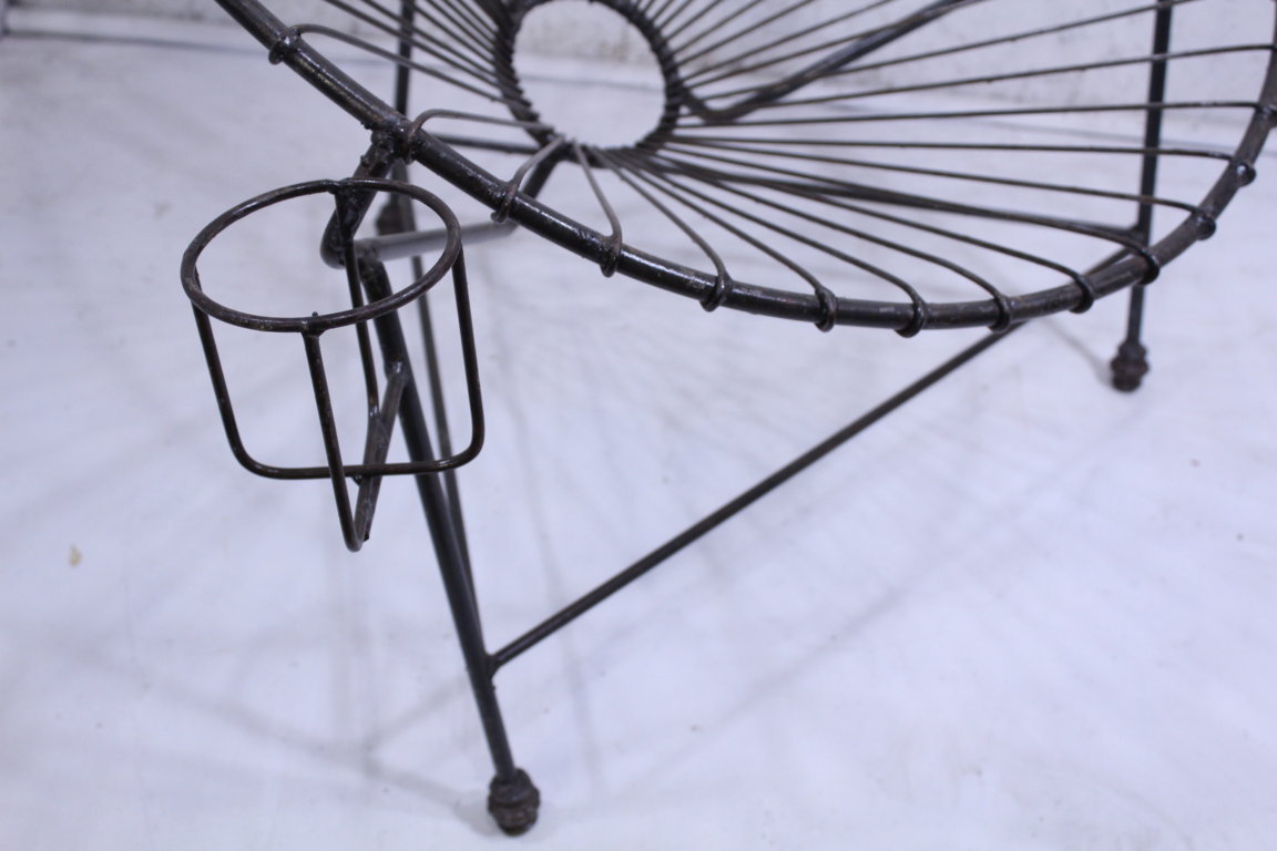 Wrought Iron Chair Metal Patio Seating