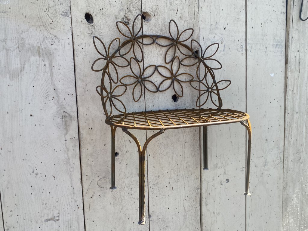 Wrought Iron Daisy Table Patio Furniture